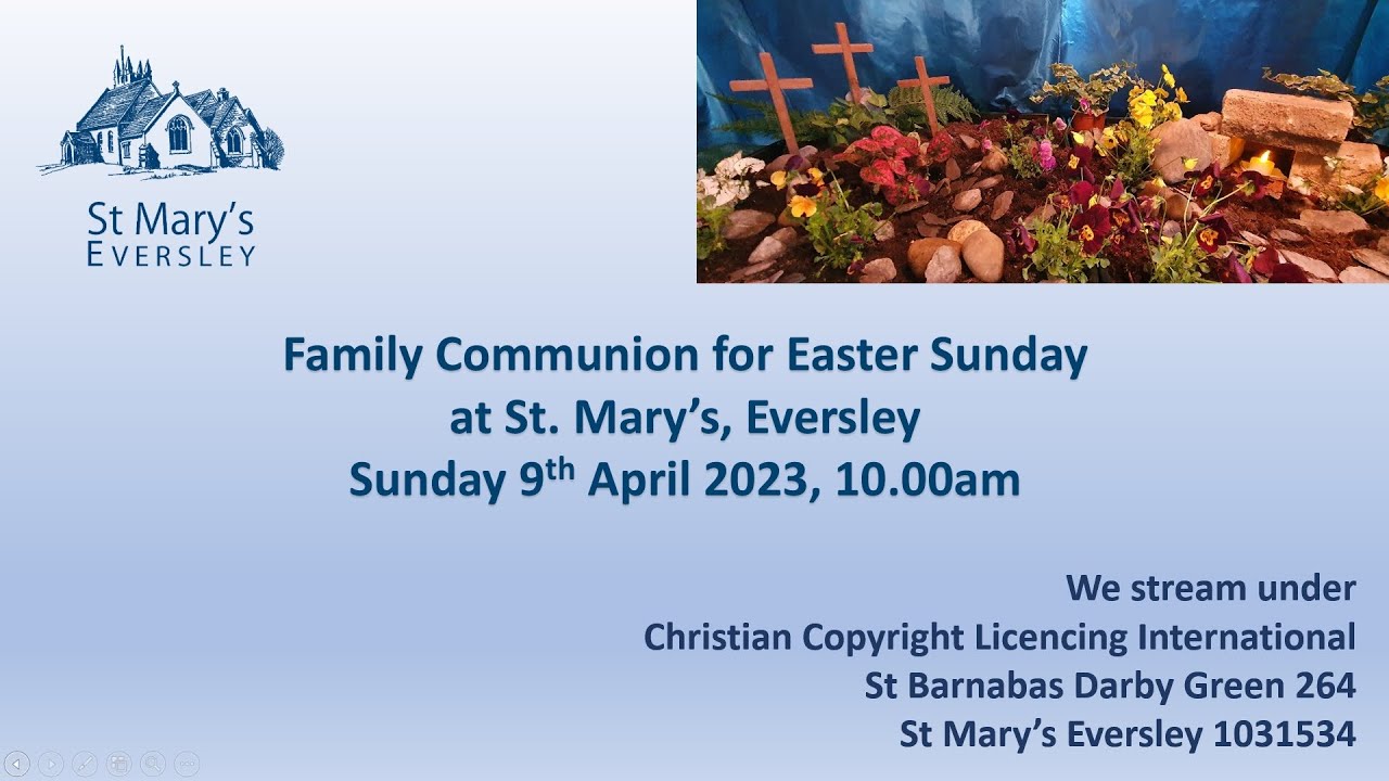 Family Communion - Easter Sunday - 9th April 2023 - YouTube