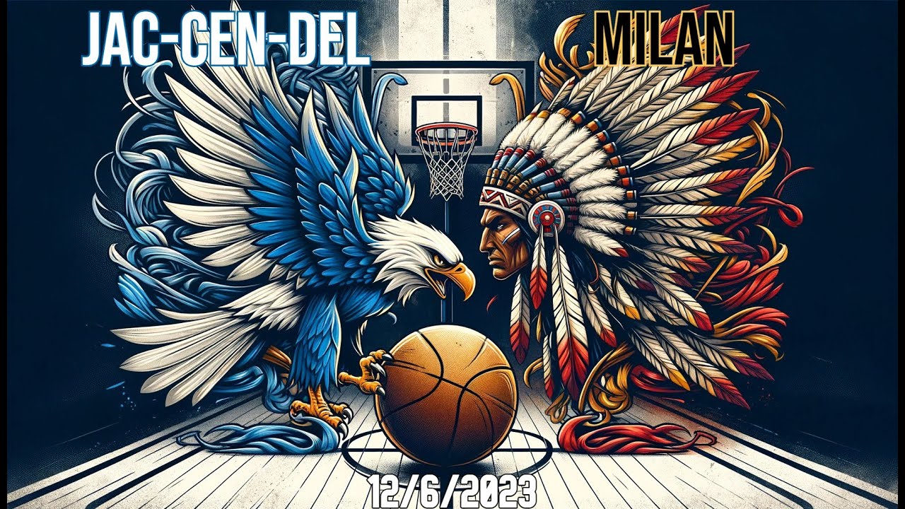 Milan v Jac-Cen-Del | 2023-2024 Boys C Team Basketball | JCD Live - YouTube