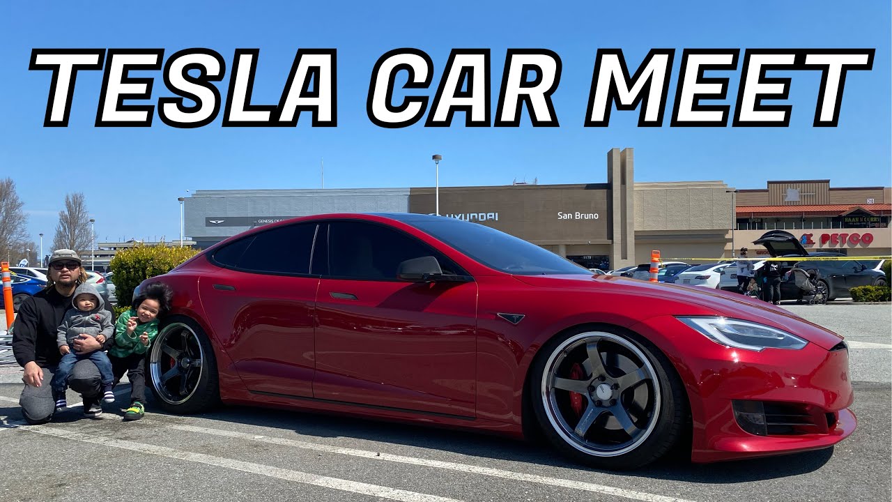 TESLA CAR MEET - YouTube