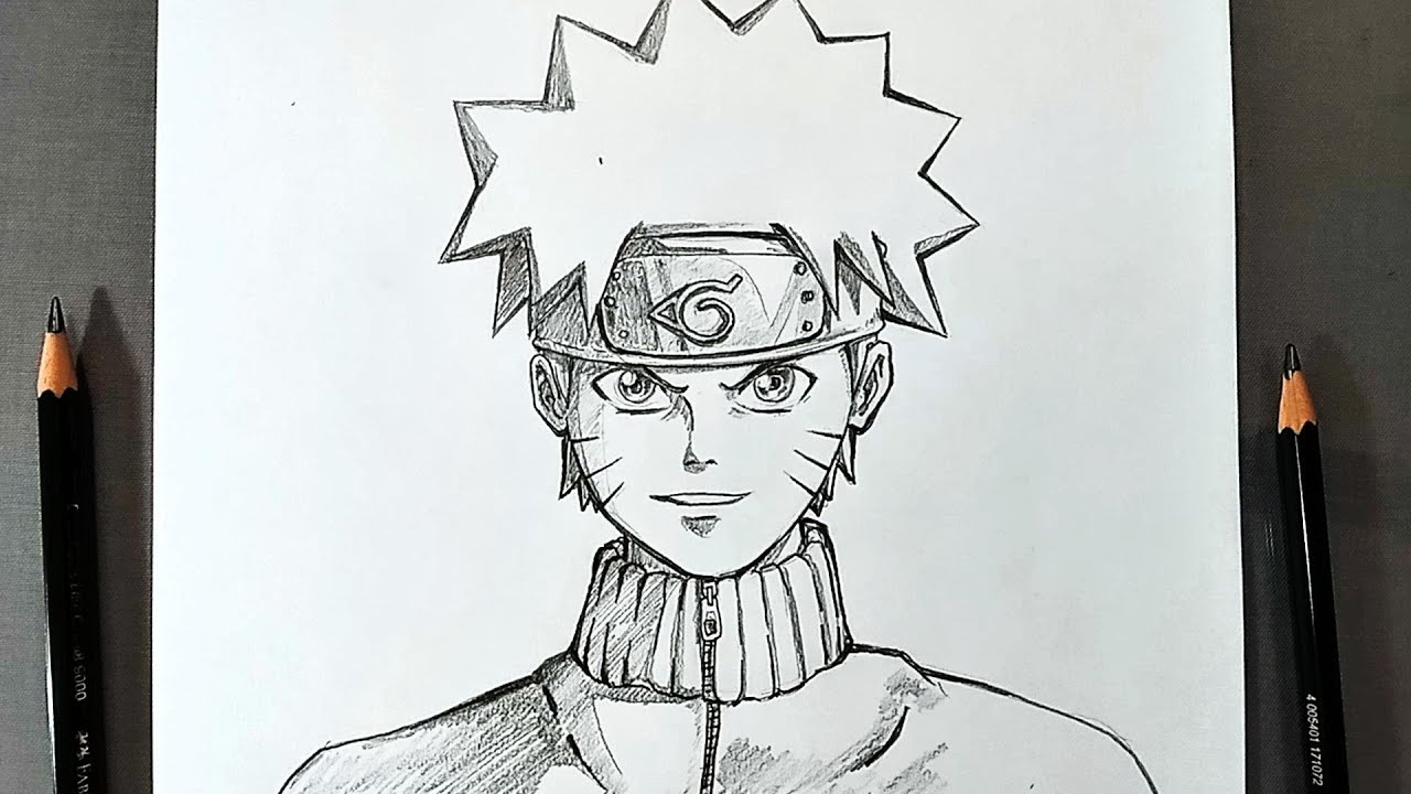 Uzumaki Naruto drawing easy, Naruto uzumaki drawing tutorial, Naruto ...