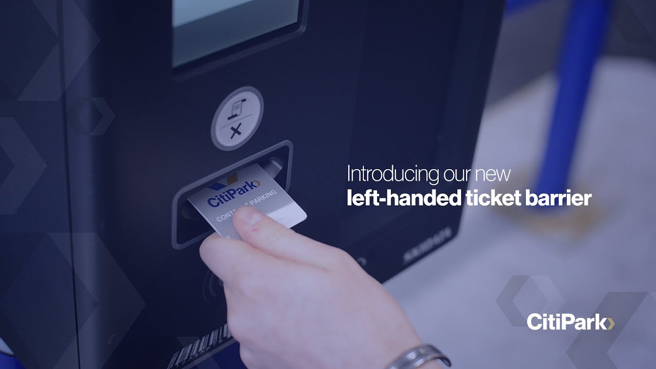 Introducing our Left-Handed Ticket Barrier - YouTube