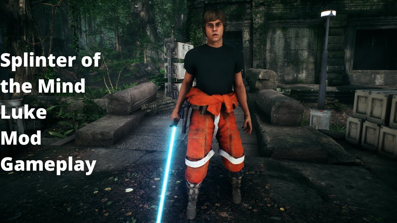 Star Wars Battlefront II - Splinter of the Mind Luke Mod Gameplay - YouTube