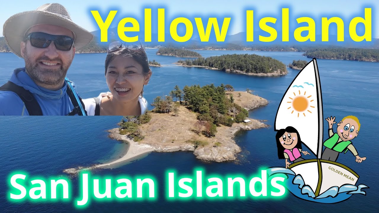⛵🌅 Yellow Island, San Juan Islands, Seattle WA sailing 🌊 シアトルのサンファン ...