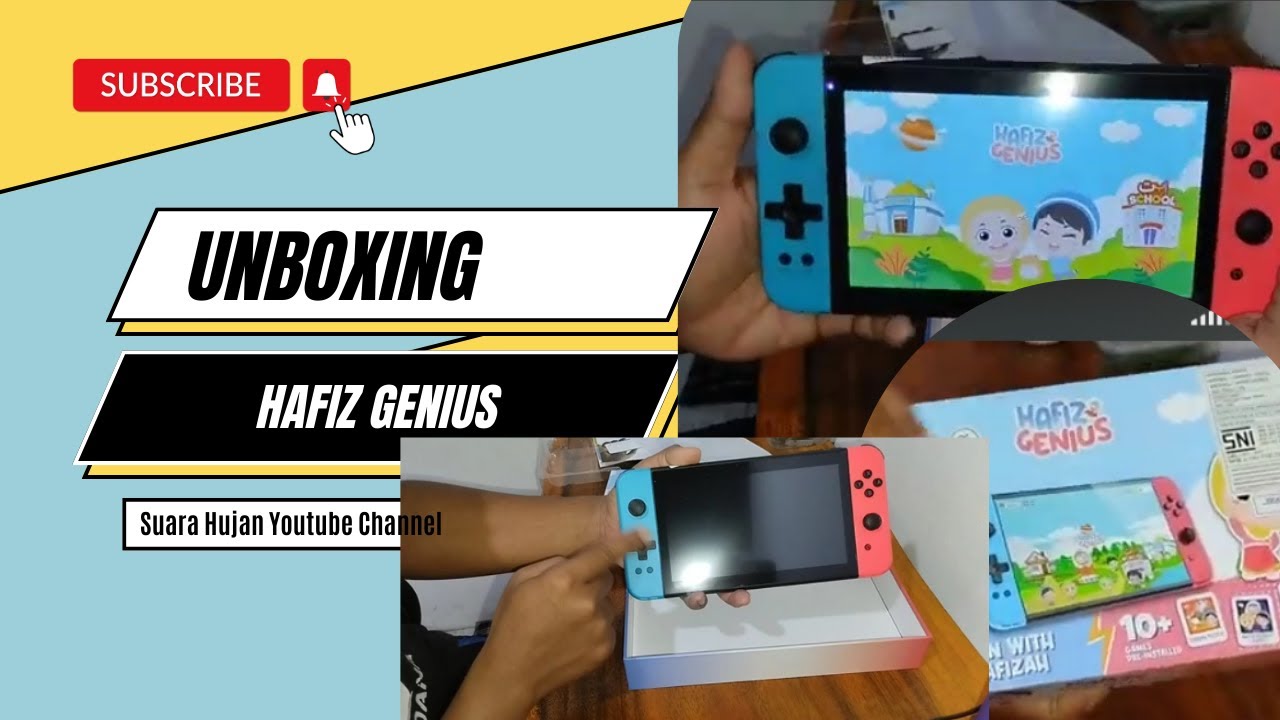 UNBOXING HAFIZ GENIUS. Gadget belajar dan bermain terbaru dari Al Qolam ...