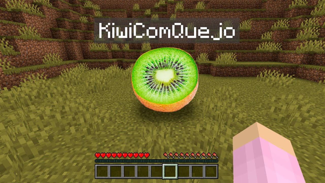 encontrei o kiwi no minecraft realista - YouTube