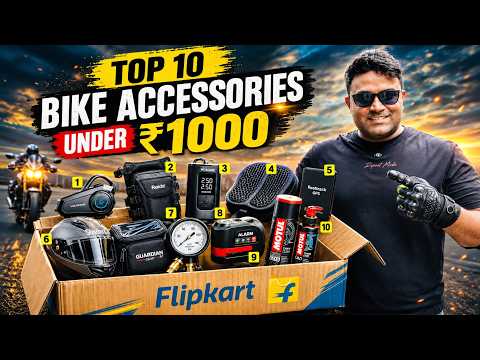 Top 10 Bike Accessories under ₹1000 in 2026🔥