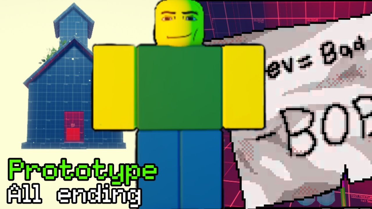 Roblox-Prototype[Full Walkthrough/All Ending]-EricOfFlame - YouTube