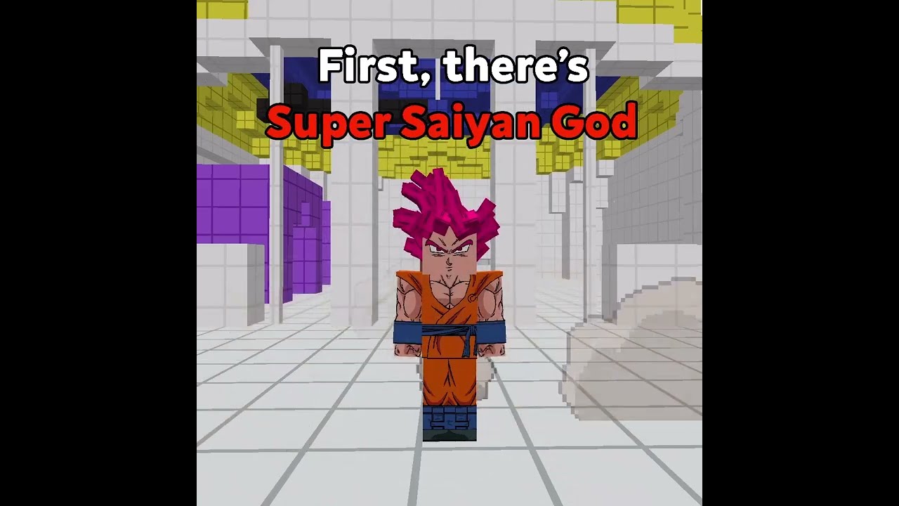 Minecraft Goku Super Saiyan God