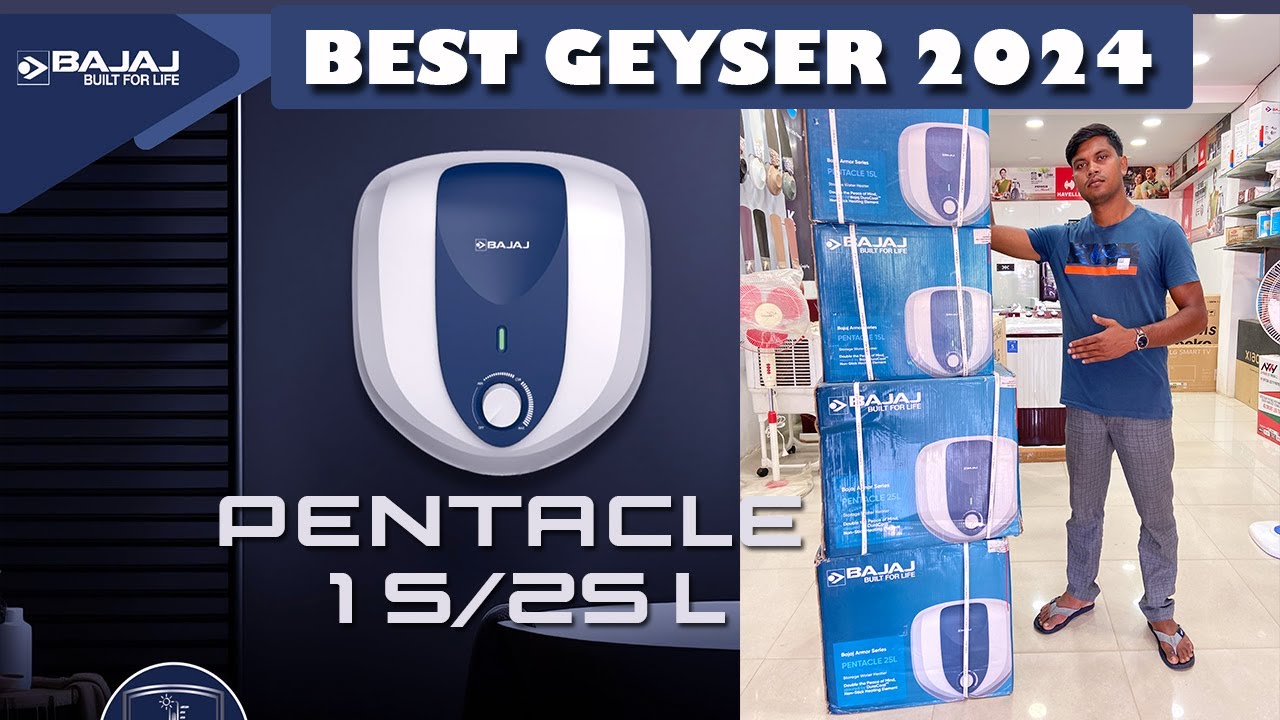 BEST GEYSER 2024 II BEST GEYSER IN INDIA 2024 II BAJAJ PENTECLE 15/25 L II UNDER10000 I HINDI ...