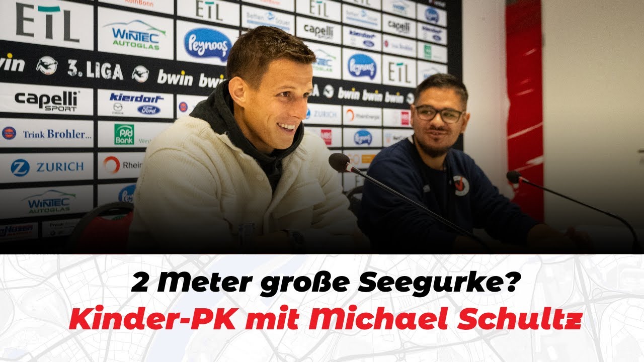 Highlights der Kinder-PK mit Michael Schutz und dem JULE-Club der Lebenshilfe Köln e.V. - YouTube