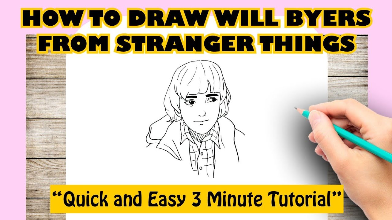 How to Draw WILL BYERS From Stranger Things - YouTube