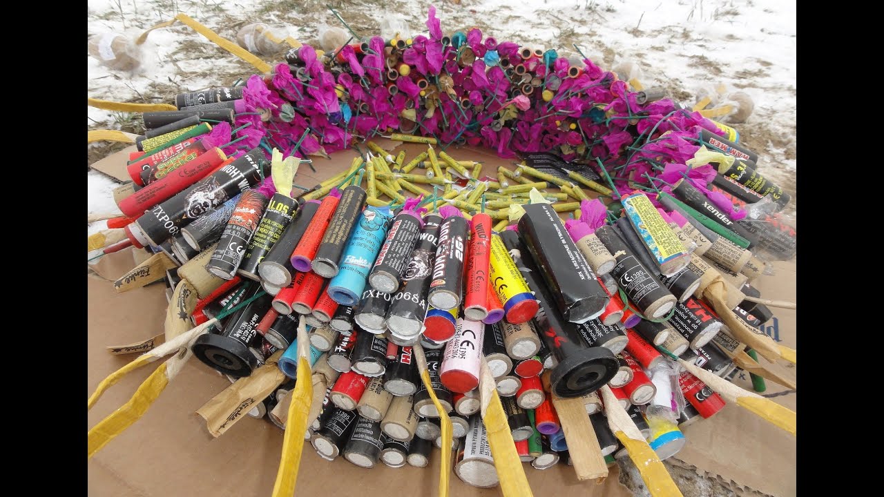 Mega Fireworks Compilation TheOftler XXXL TIGER BOOM - YouTube