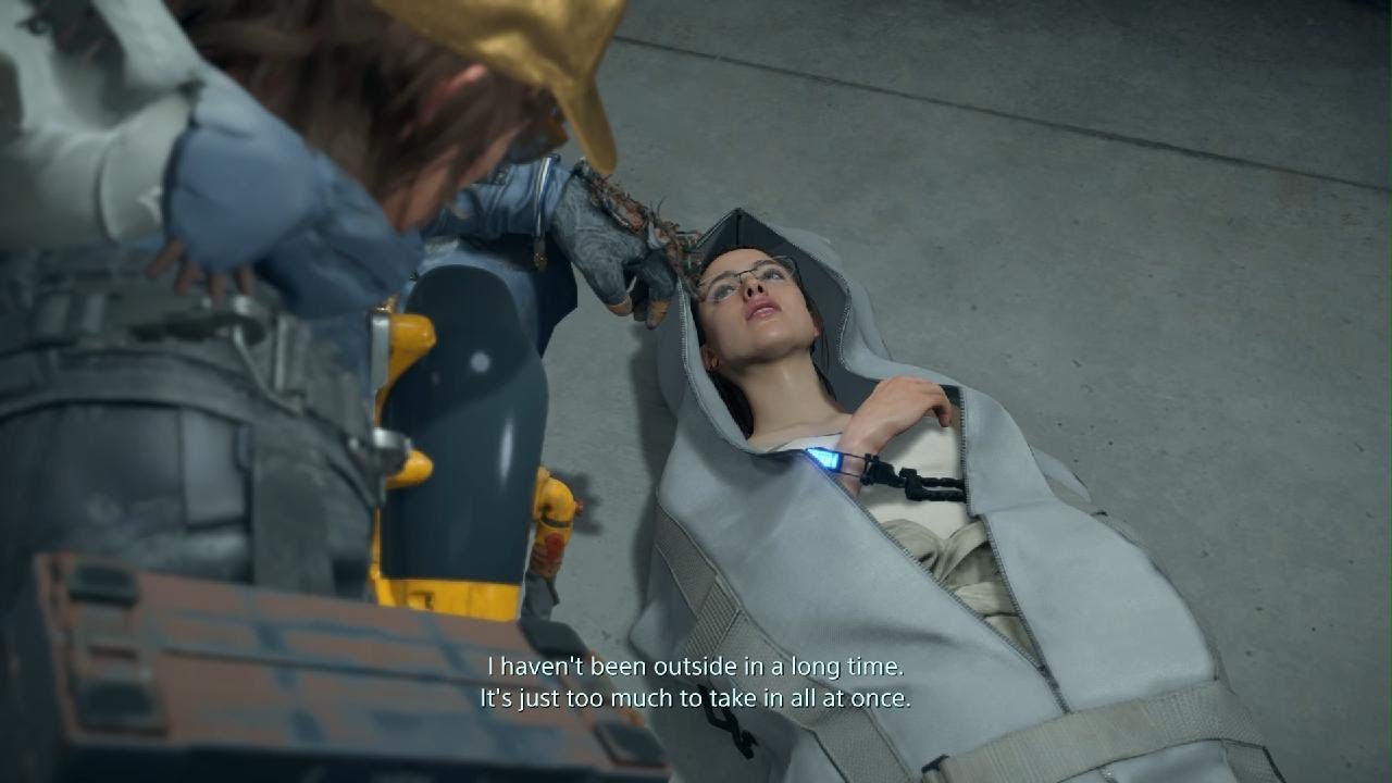 DEATH STRANDING Higg Pet dog wrecked - YouTube