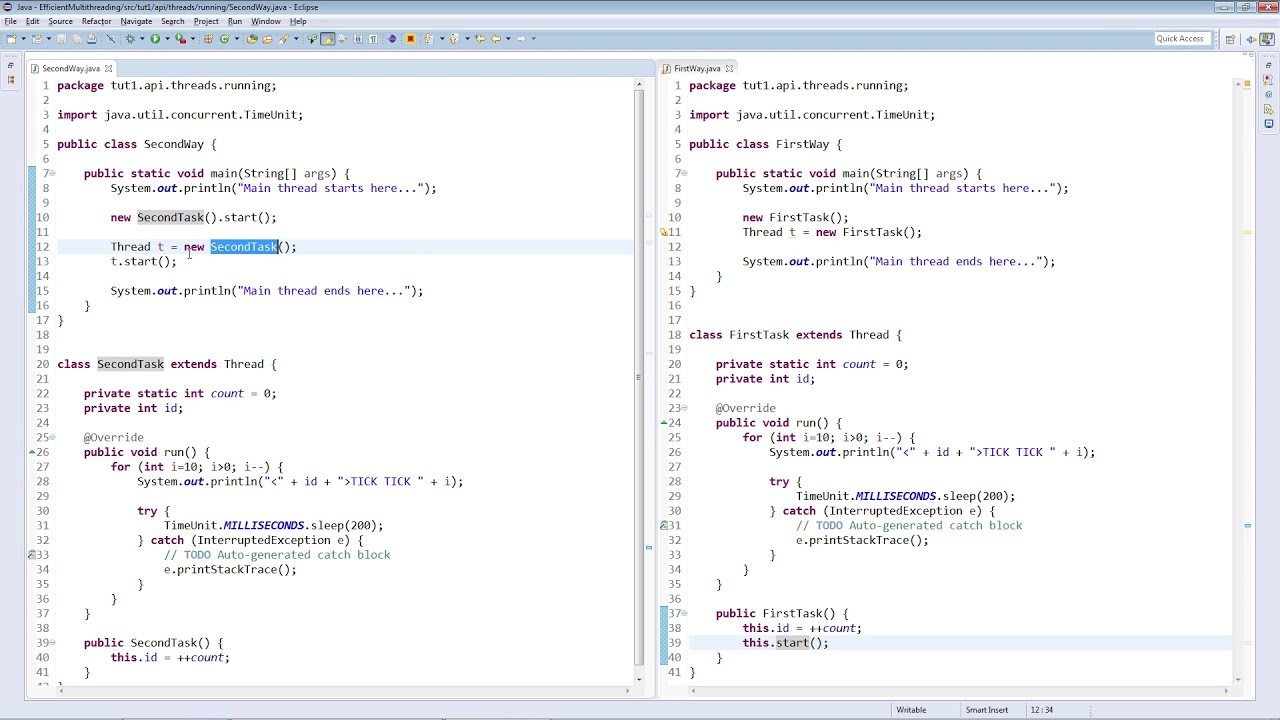 Creating Threads Using the Threads-API - Second Way - YouTube