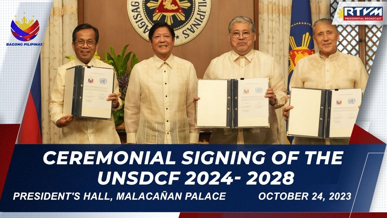 Ceremonial Signing of the UNSDCF 2024- 2028 - YouTube