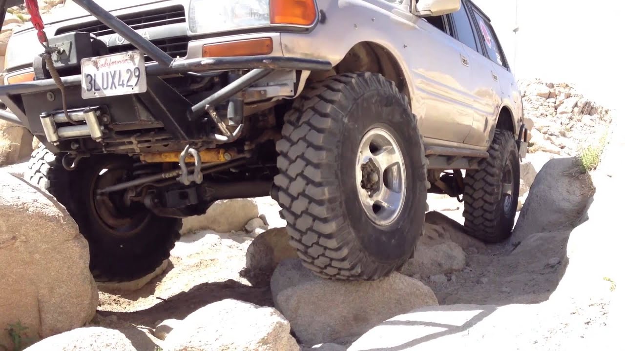 Nick in Landcruiser FZJ80 at Johnson Valley 3-23-2013 - YouTube