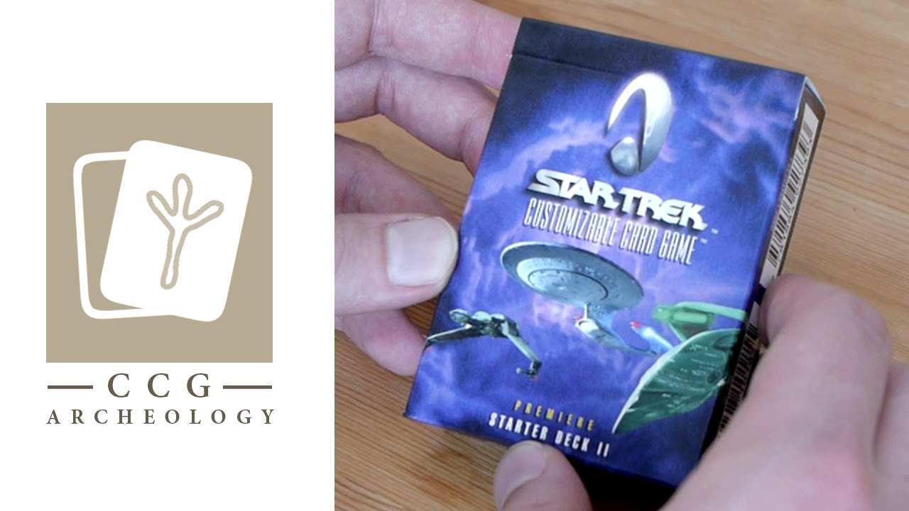 Star Trek CCG Premiere Starter Deck II Unboxing/Opening (STCCG) - CCG ...