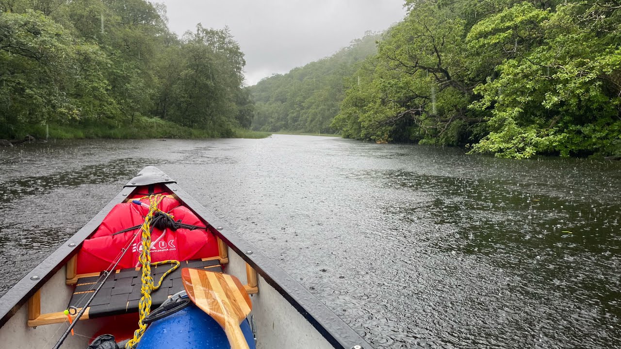 Fishing adventure on Loch Ard in a rain storm! - YouTube
