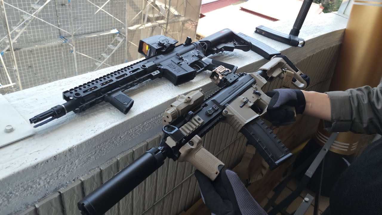 十弄十號陳命哥快速開箱-VFC VR16 URG-I VS GHK G5實測 後座力及初速表現比較 - YouTube