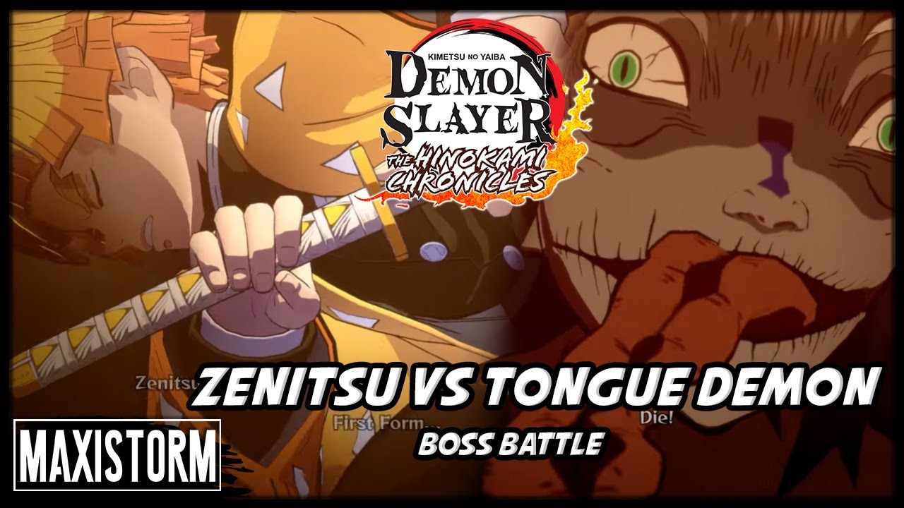 ZENITSU VS TONGUE DEMON (Boss Battle #5) || Demon Slayer: Kimetsu no ...