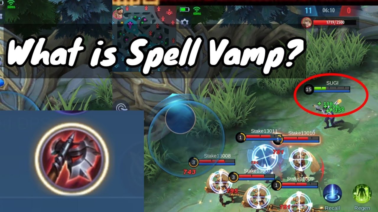 What is Spell Vamp in Mobile legend - YouTube