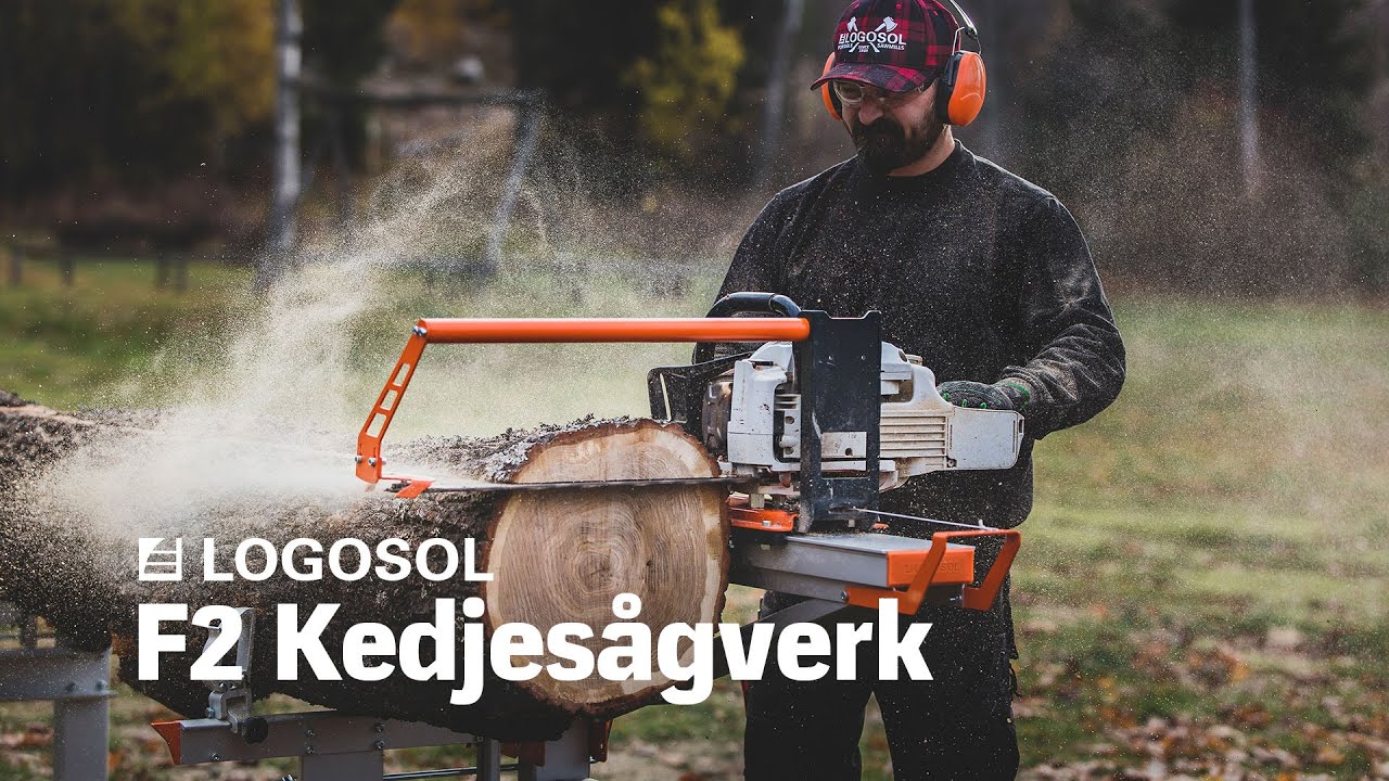 Logosol F2 Farmer's Kedjesågverk | LOGOSOL - YouTube