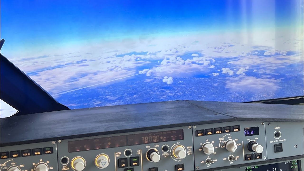 A320 home cockpit takeoff from Nice LFMN. FBW A32NX. - YouTube