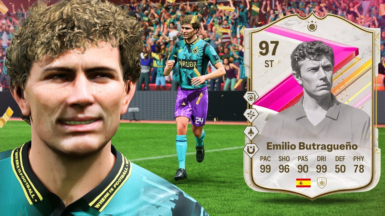 97 FUTTIES Icon SBC Emilio Butragueno.. Worth the PRICE TAG? 😲 FC 24 ...