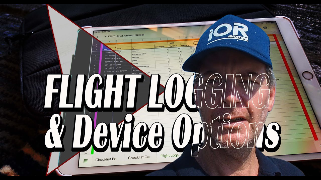 How to FLY with an EFB Electronic Flight Bag Plan | Flight Logging ...