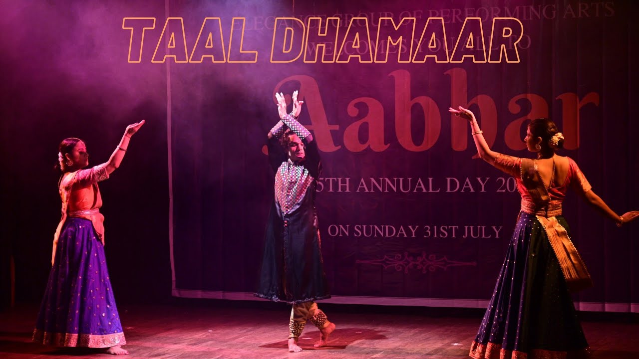Dhamar Taal | Trio Performance | Kathak |annual celebration - YouTube