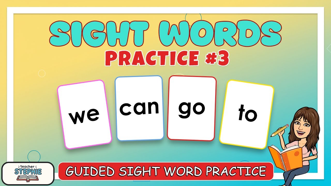 Sight Word Stories #3 – We, Can, Go, To | Guided Dolch/Fry Reading ...