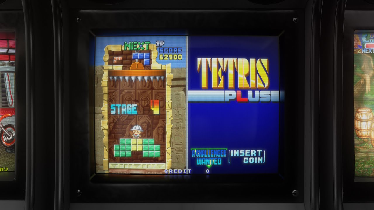 Tetris Plus - 1995 - Arcade - Shortplay | 4K CRT Monitor Simulation - YouTube