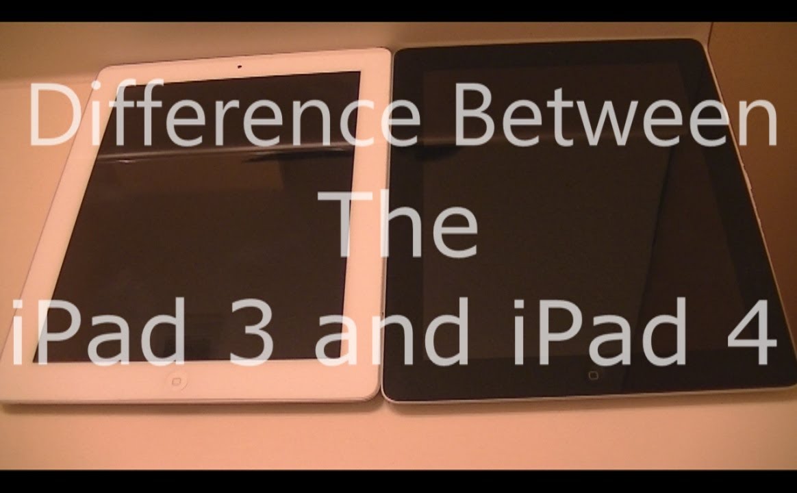 The Difference Between The Apple iPad 3 And iPad 4 - YouTube