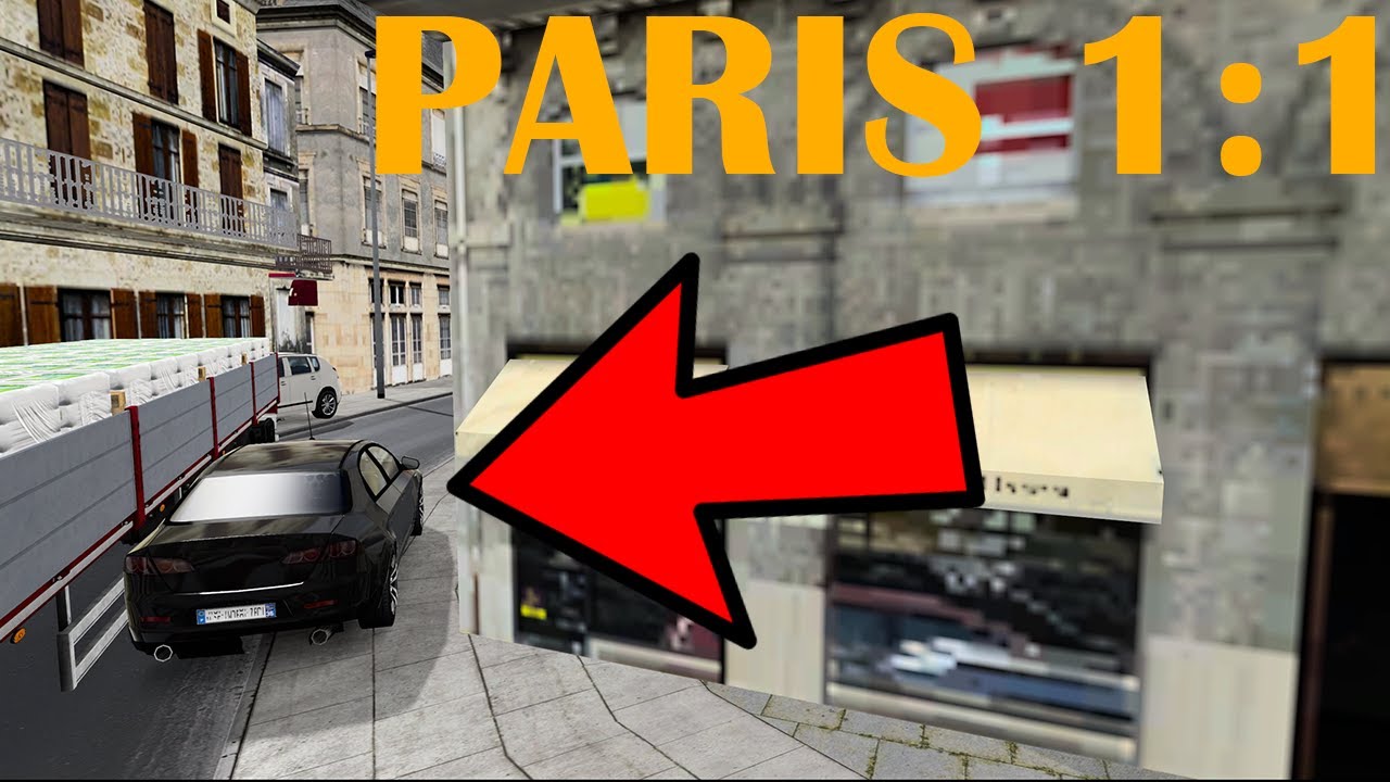 ETS2 1.46 PARIS 1:1 MAP SCANIA NEXTGEN V8 MOD - YouTube