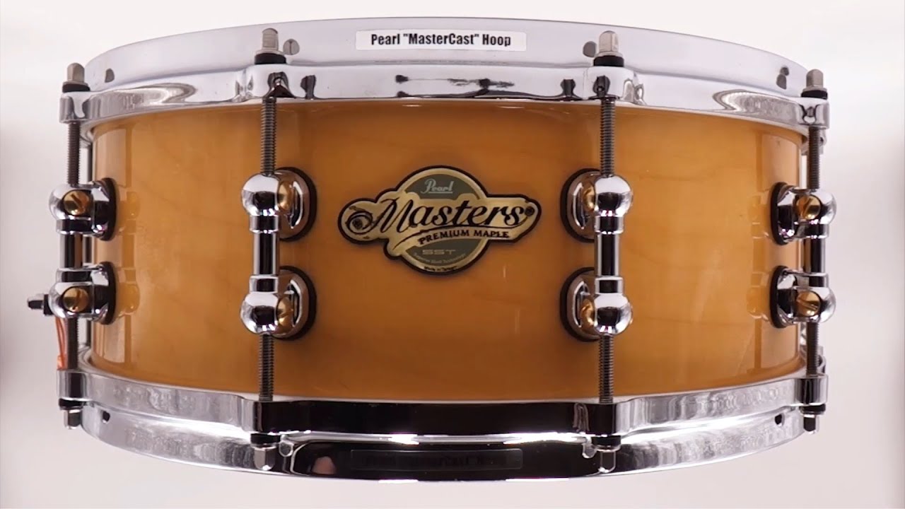 Pearl Masters Premium Maple 14x5.5 - YouTube