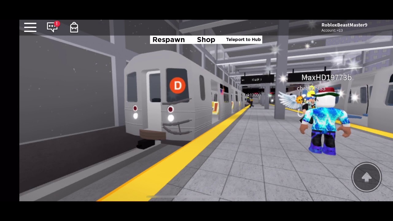 STR Train Action at Testing Terminal | (Roblox Subway Testing Remasterd ...