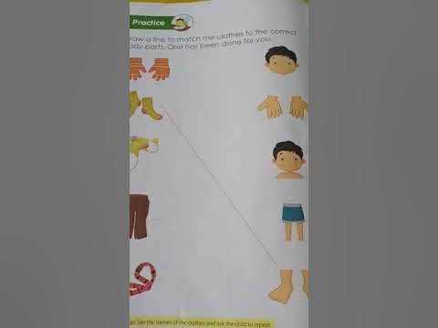 Match the clothes to the correct body parts. - YouTube