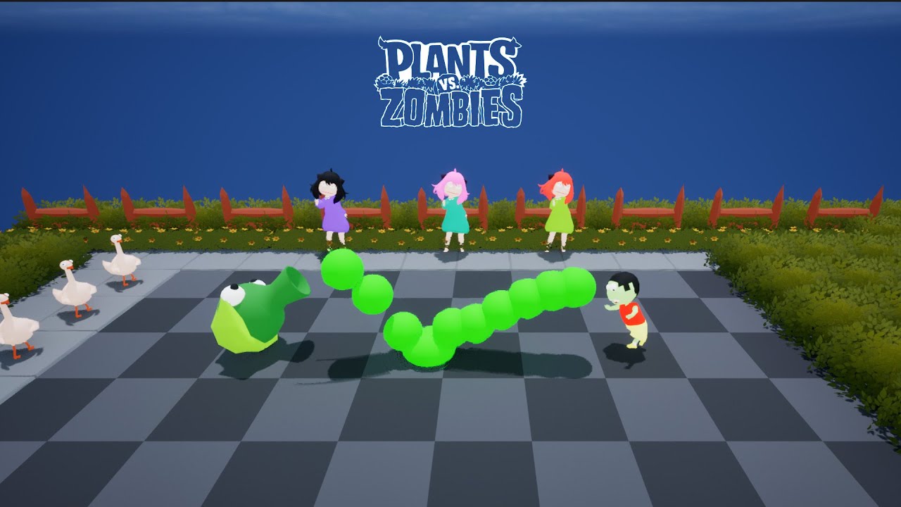 Jumping pea vs Zombies #pvz3d - YouTube