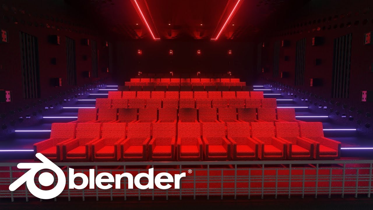 [Part 2] Theater In Blender Beginner Tutorial #blender #3dtutorial # ...