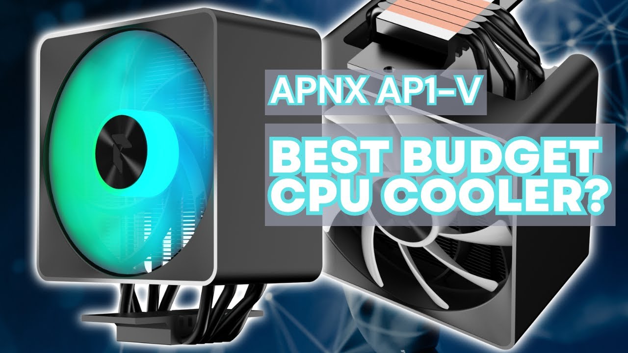 APNX AP1-V RGB CPU Cooler Review (best budget rgb cpu tower cooler ...