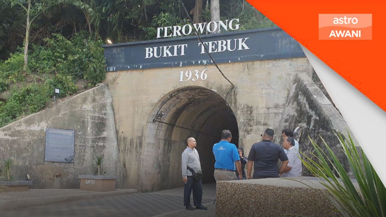 Belum setahun dibuka, Terowong Bukit Tebuk jadi mangsa vandalisme - YouTube