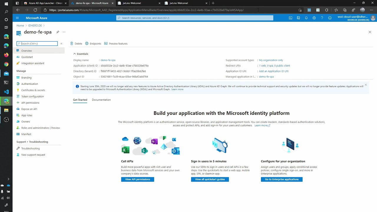 Azure AD App Launcher - YouTube