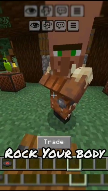 villagers doing the rock your body trend #villagers #minecraft #shorts - YouTube