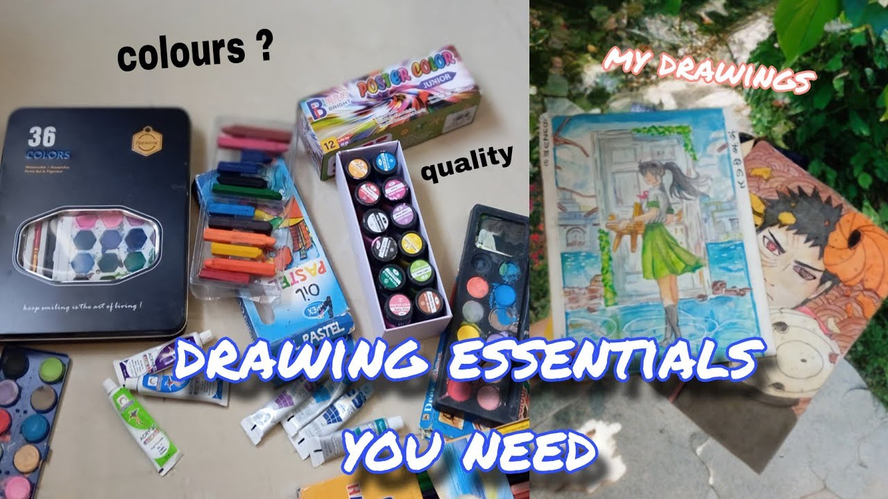drawing essentials you need as a beginner (showing my all drawings ...