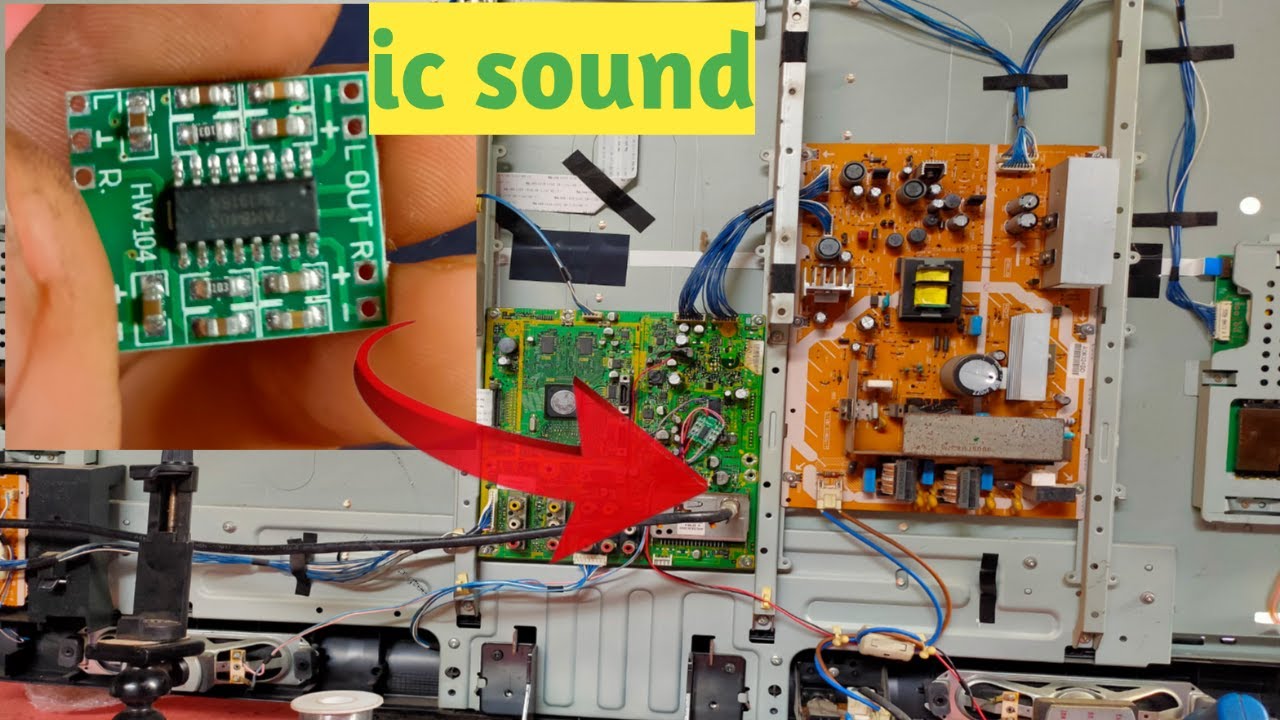 how ot edit sound tv panasonic 42inch/ replacetive ic sound for tv lcd ...