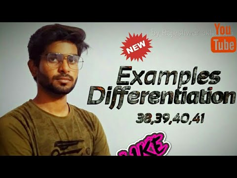 Differentiation NCERT class 12 example 38,39,40,41//chapter 5 class 12 ...