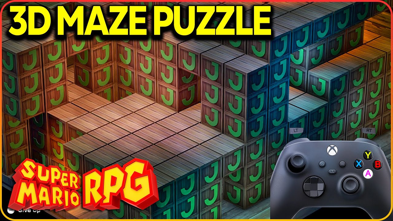 3D Maze Puzzle Sunken Ship Solution Super Mario RPG Remake - YouTube