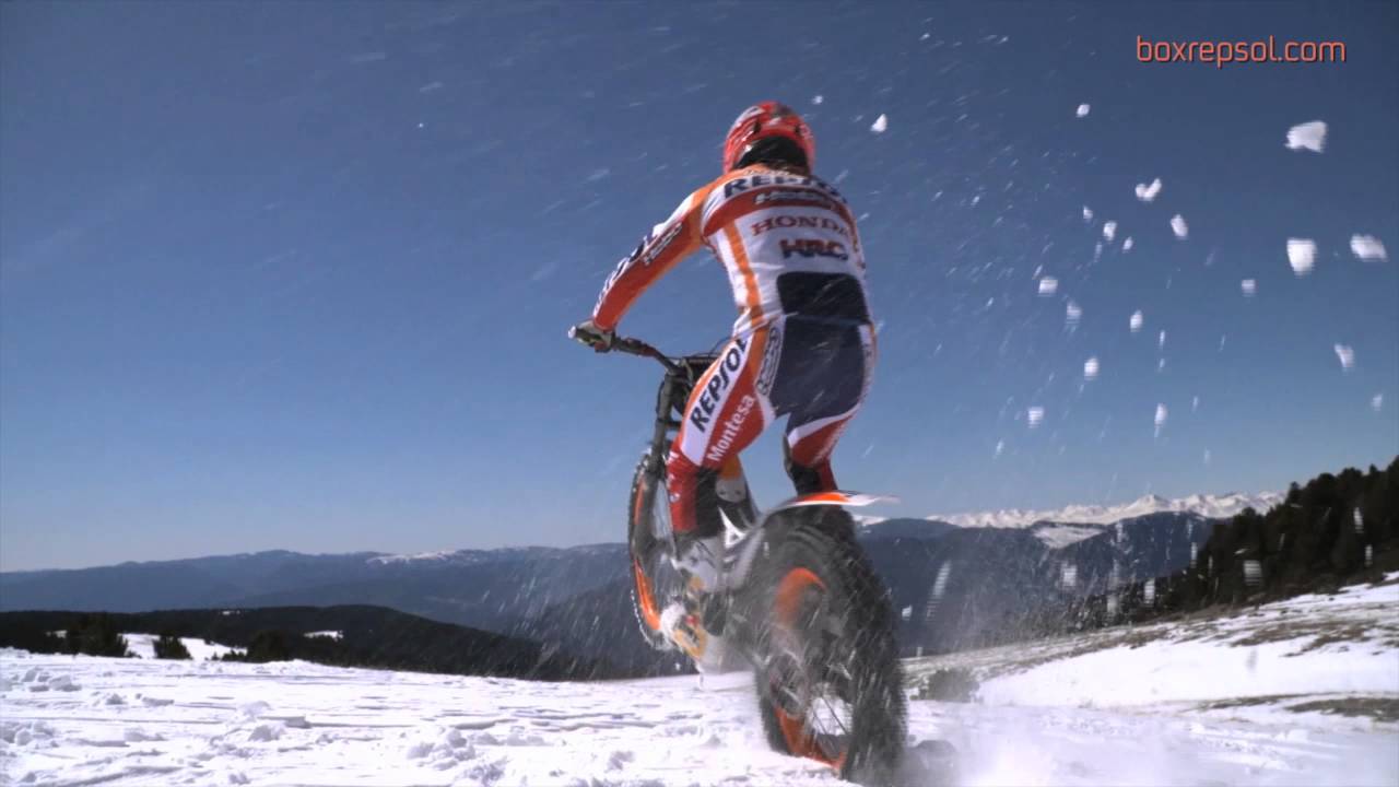 Toni Bou in the snow. More spectacular than ever. - YouTube