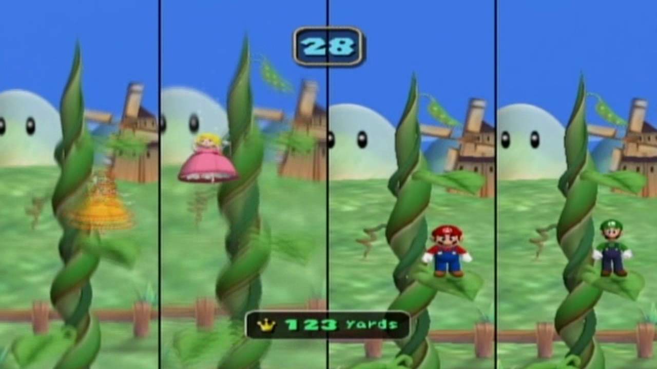 Mario Party 5 - Princess Daisy in Leaf Leap - YouTube