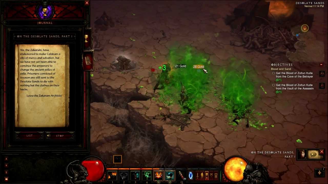 Let's Play Diablo III Part 33 - Enchanted Blood of Floating - YouTube